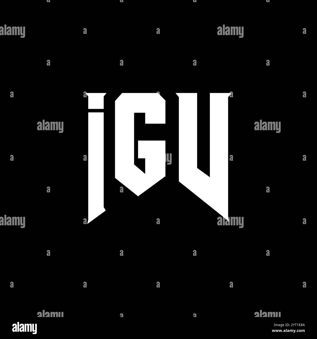 IGV letter logo design for technology company. IGV logo design black ...