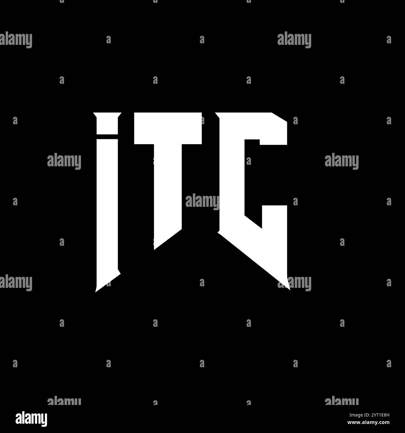 ITC letter logo design for technology company. ITC logo design black ...