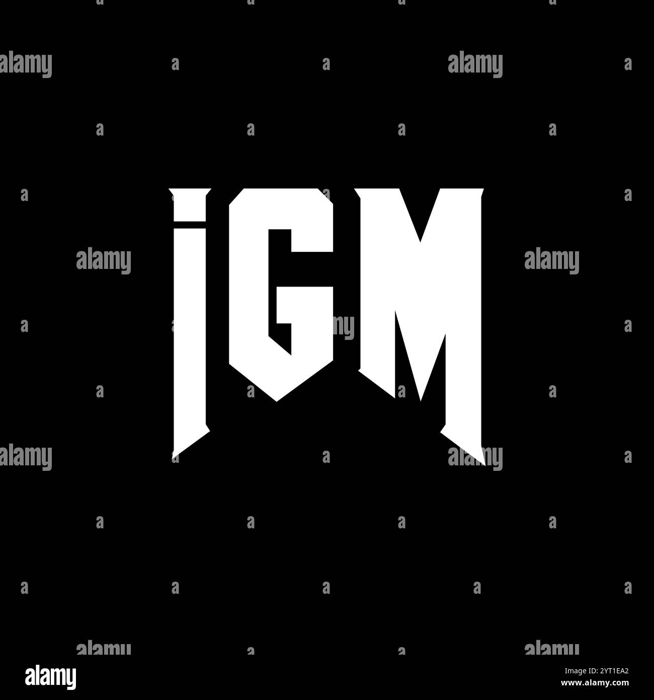 IGM letter logo design for technology company. IGM logo design black ...