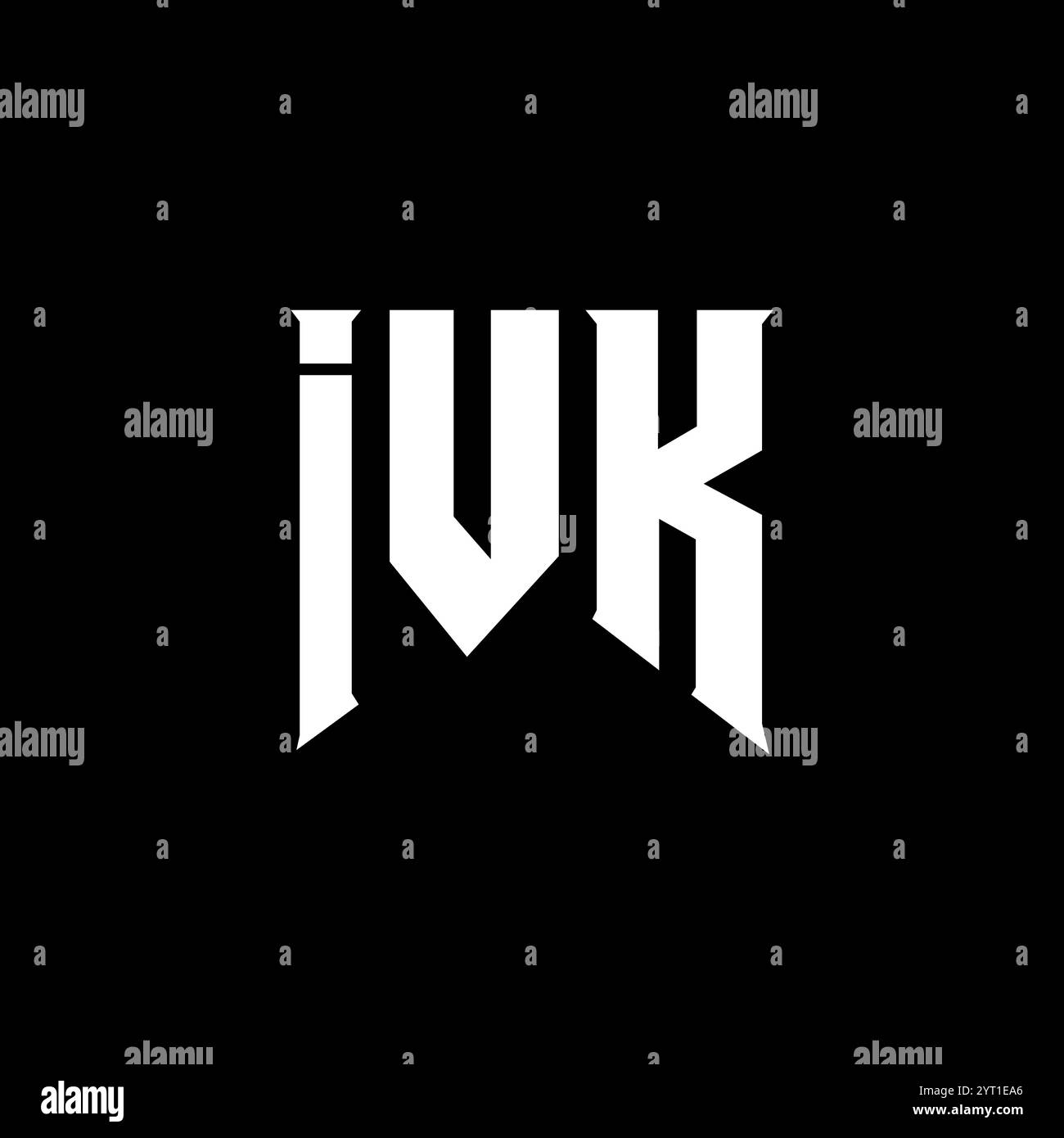 Ivk logo design hi-res stock photography and images - Alamy