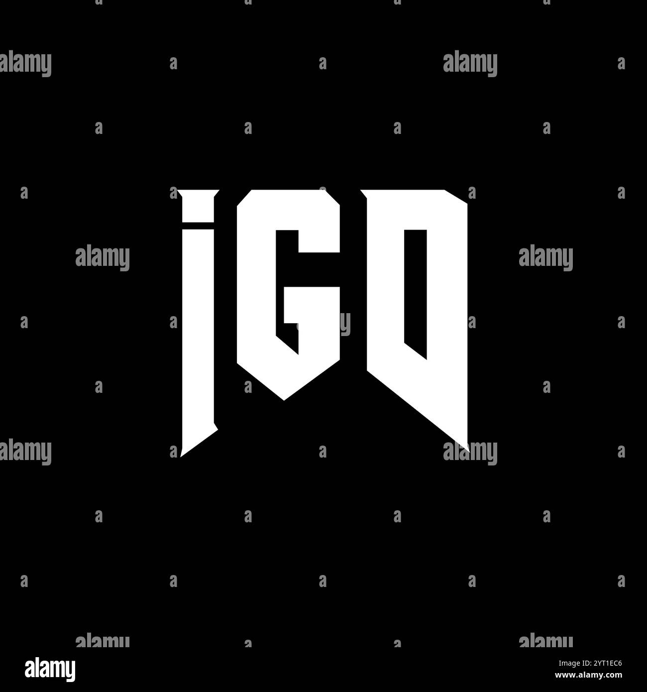 Igd Letter Logo Design For Technology Company Igd Logo Design Black