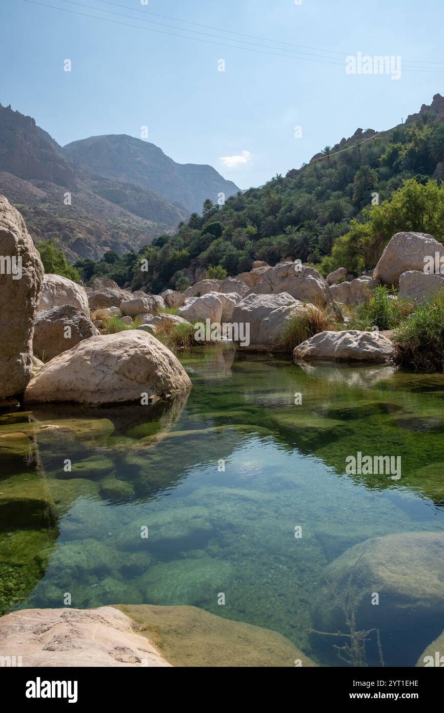 Photo of Wadi Tiwi oasis in Oman Stock Photo - Alamy