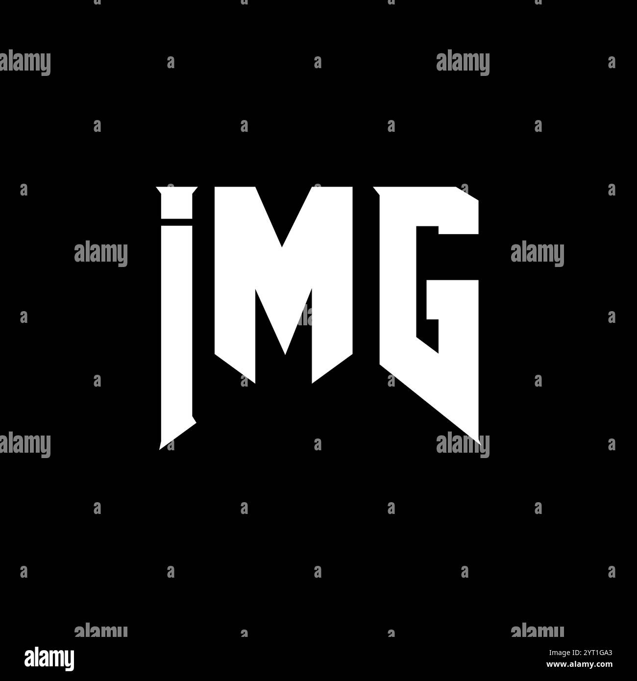 IMG letter logo design for technology company. IMG logo design black ...