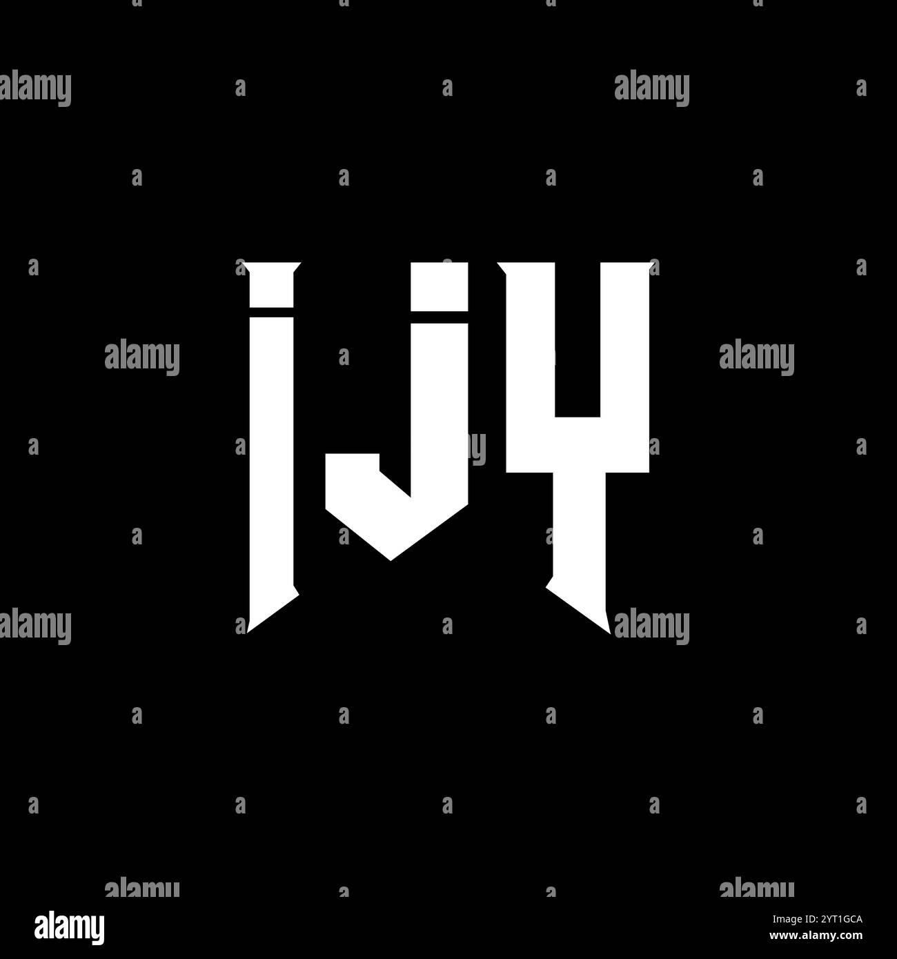 Ijy logo design hi-res stock photography and images - Alamy