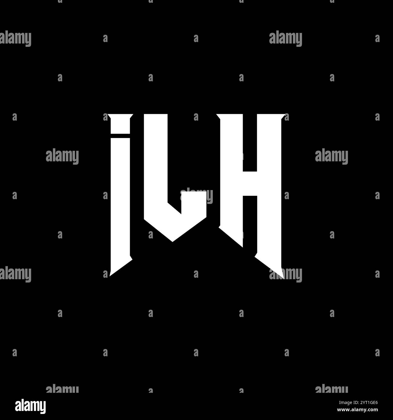Ilh logo design hi-res stock photography and images - Alamy