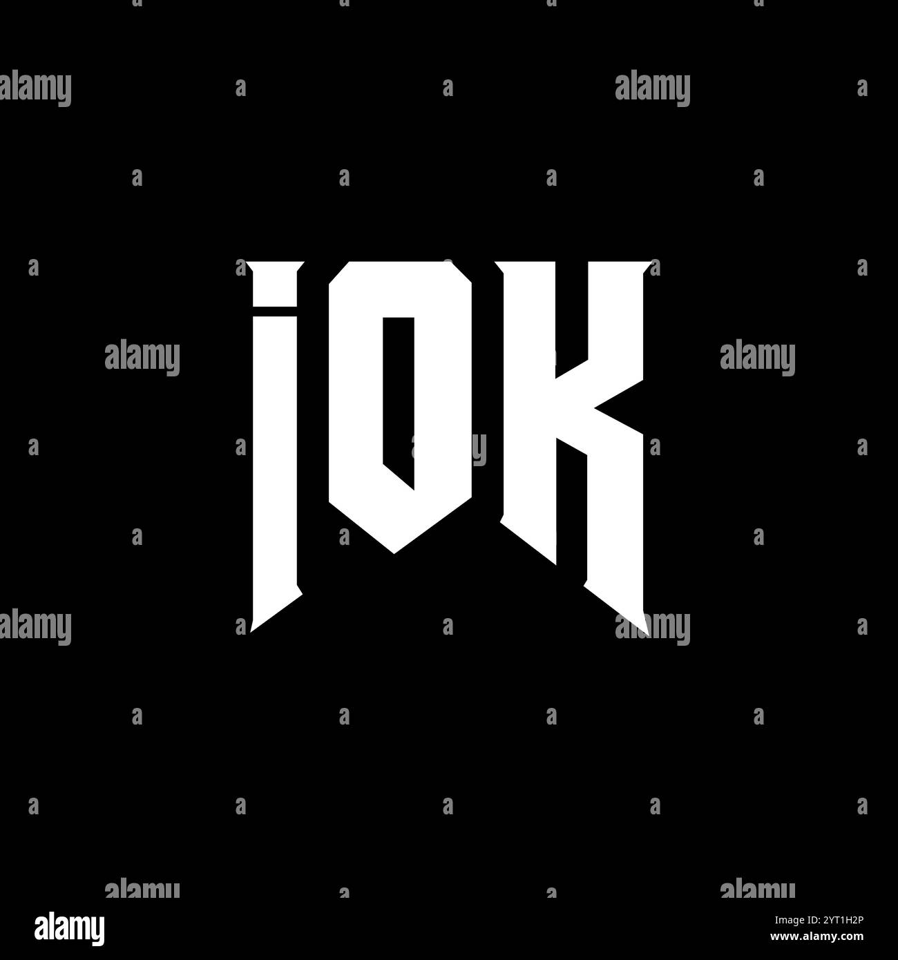 Iok business logo Black and White Stock Photos & Images - Alamy