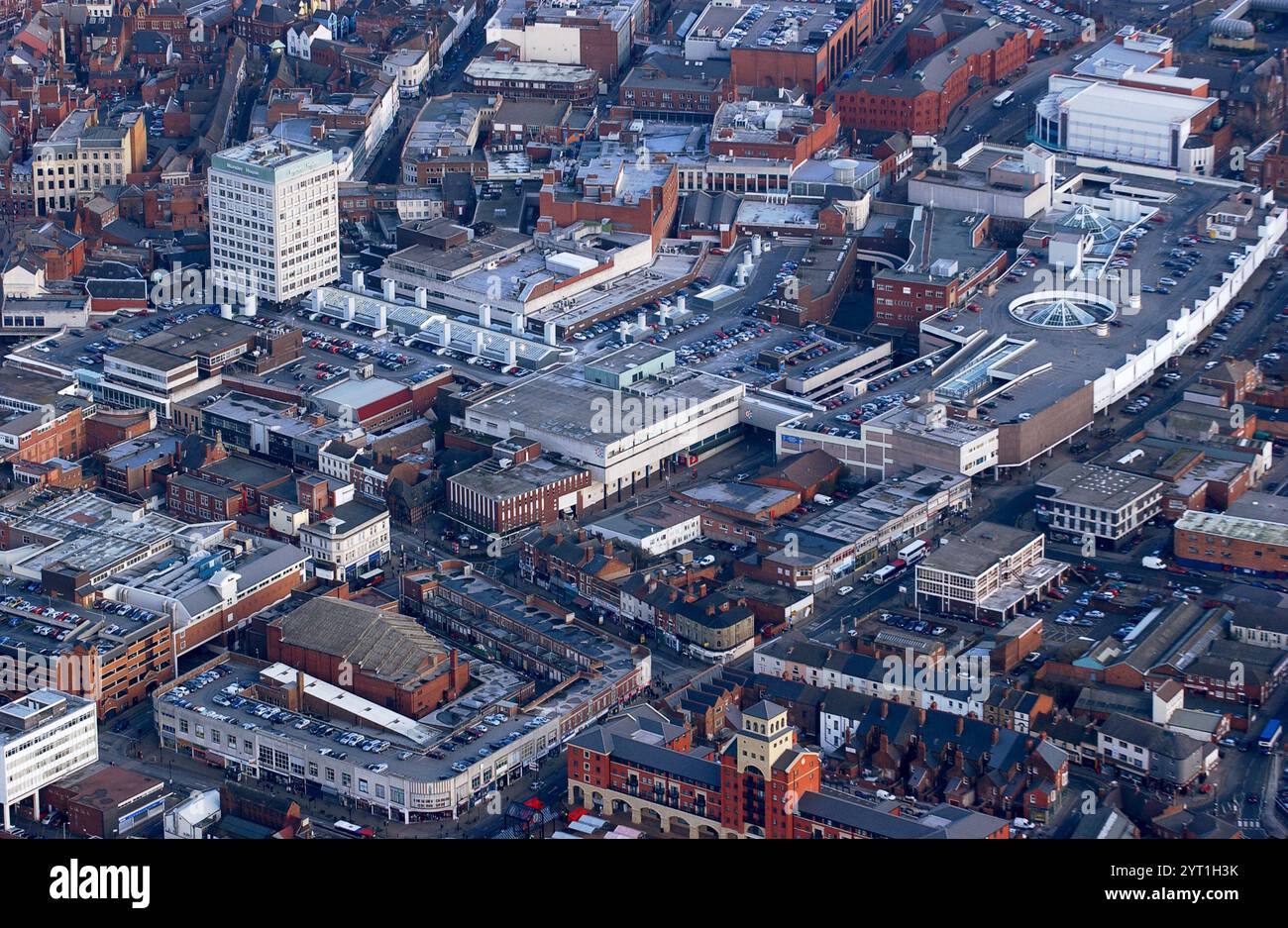 An aerial view of the City of Wolverhampton Stock Photo - Alamy