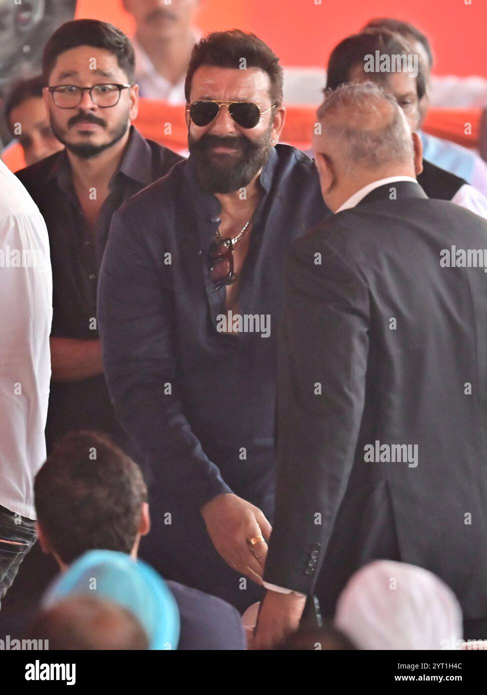 MUMBAI, INDIA - DECEMBER 5: Sanjay Dutt, during the swearing ceremony ...