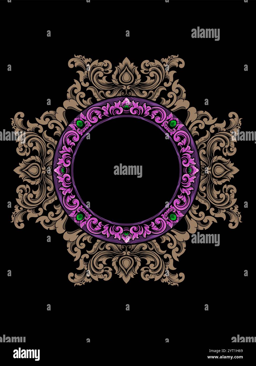 Circle Ornament Classic Vector Illustration Stock Vector Image & Art ...