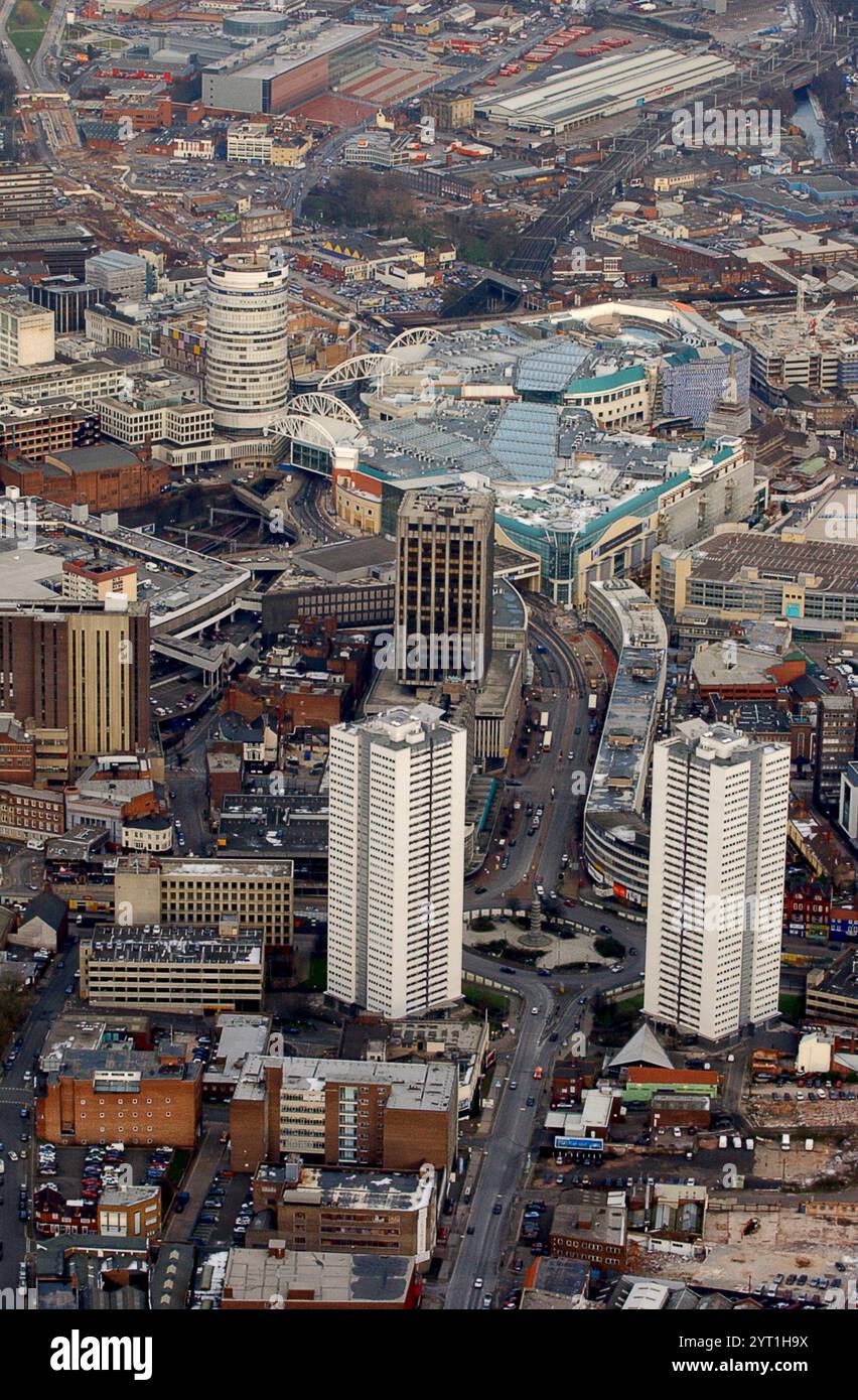 aerial view of Birmingham Stock Photo - Alamy