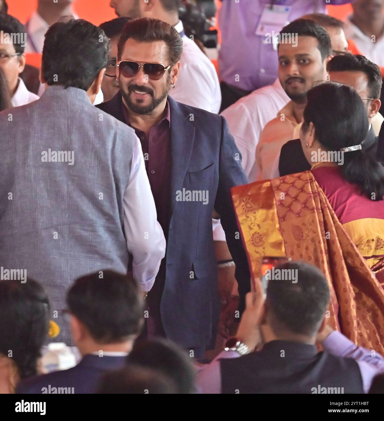 MUMBAI, INDIA - DECEMBER 5: Salman Khan, during the swearing ceremony ...