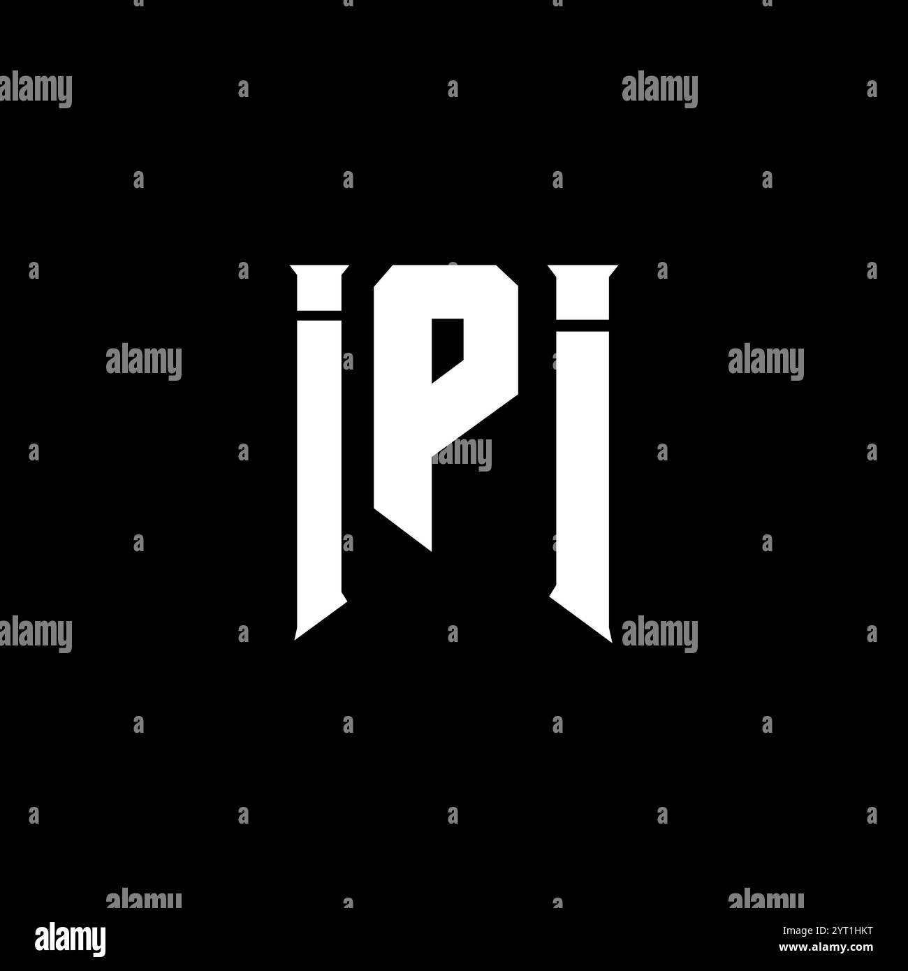 IPI letter logo design for technology company. IPI logo design black ...