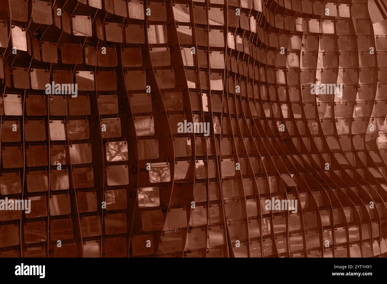 Mocha Mousse - the color of the year 2025. Abstract Metallic Grid ...