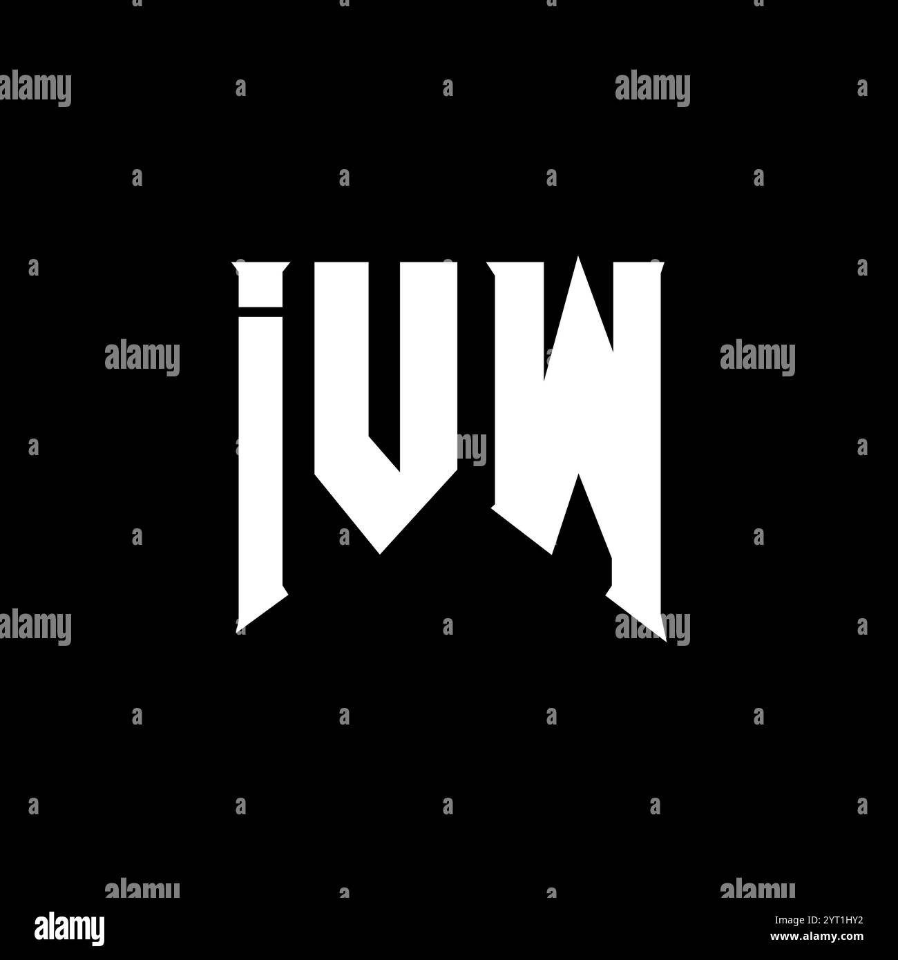 IVW letter logo design for technology company. IVW logo design black ...