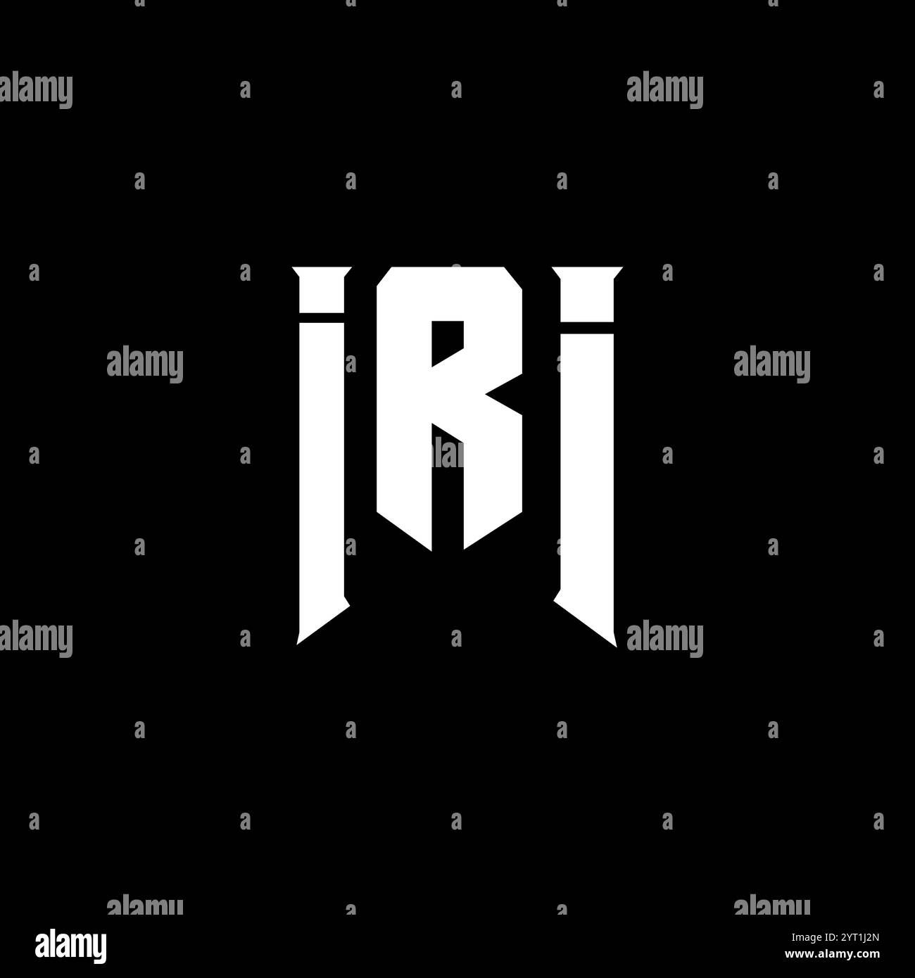IRI letter logo design for technology company. IRI logo design black ...