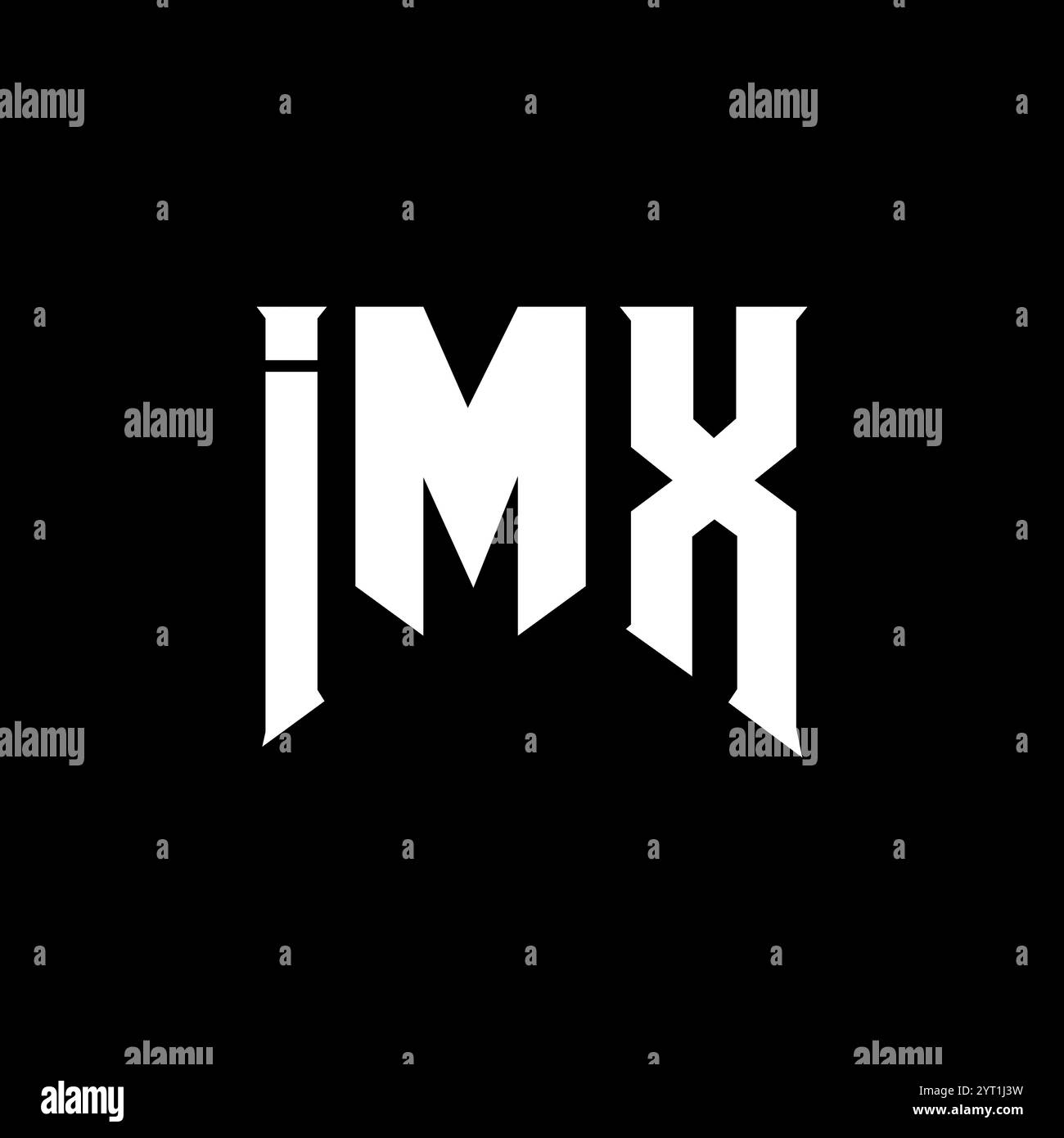 IMX letter logo design for technology company. IMX logo design black ...