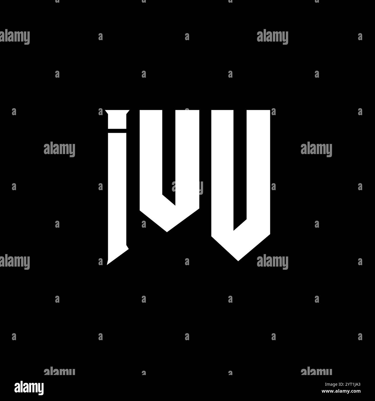 IUU letter logo design for technology company. IUU logo design black ...