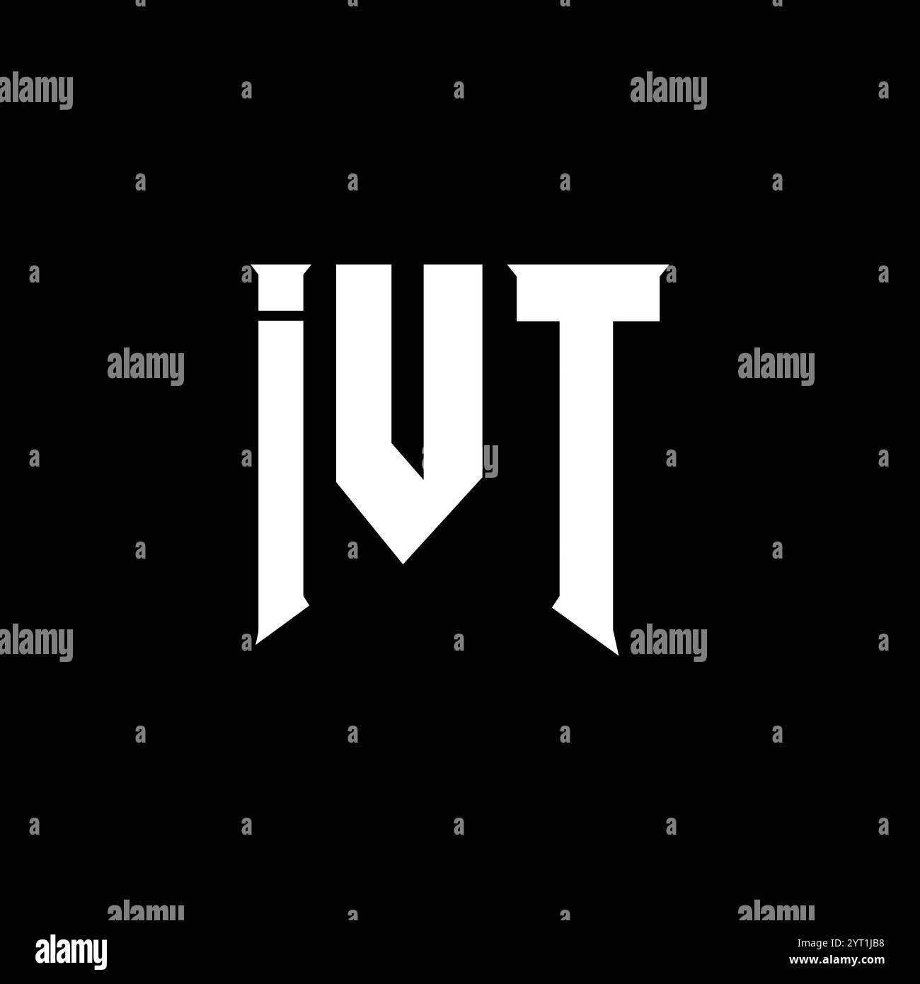 IVT letter logo design for technology company. IVT logo design black ...