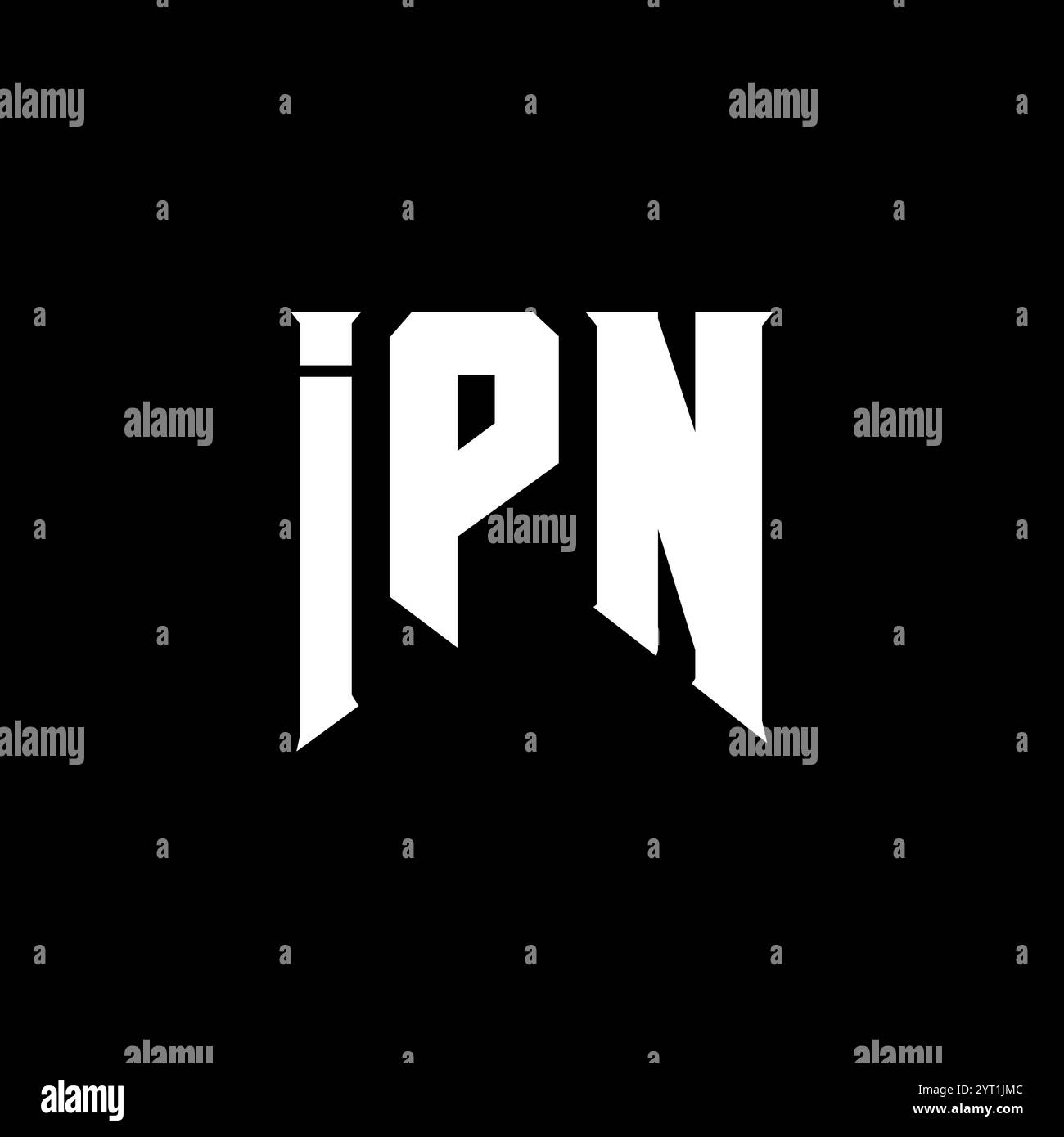 IPN letter logo design for technology company. IPN logo design black ...