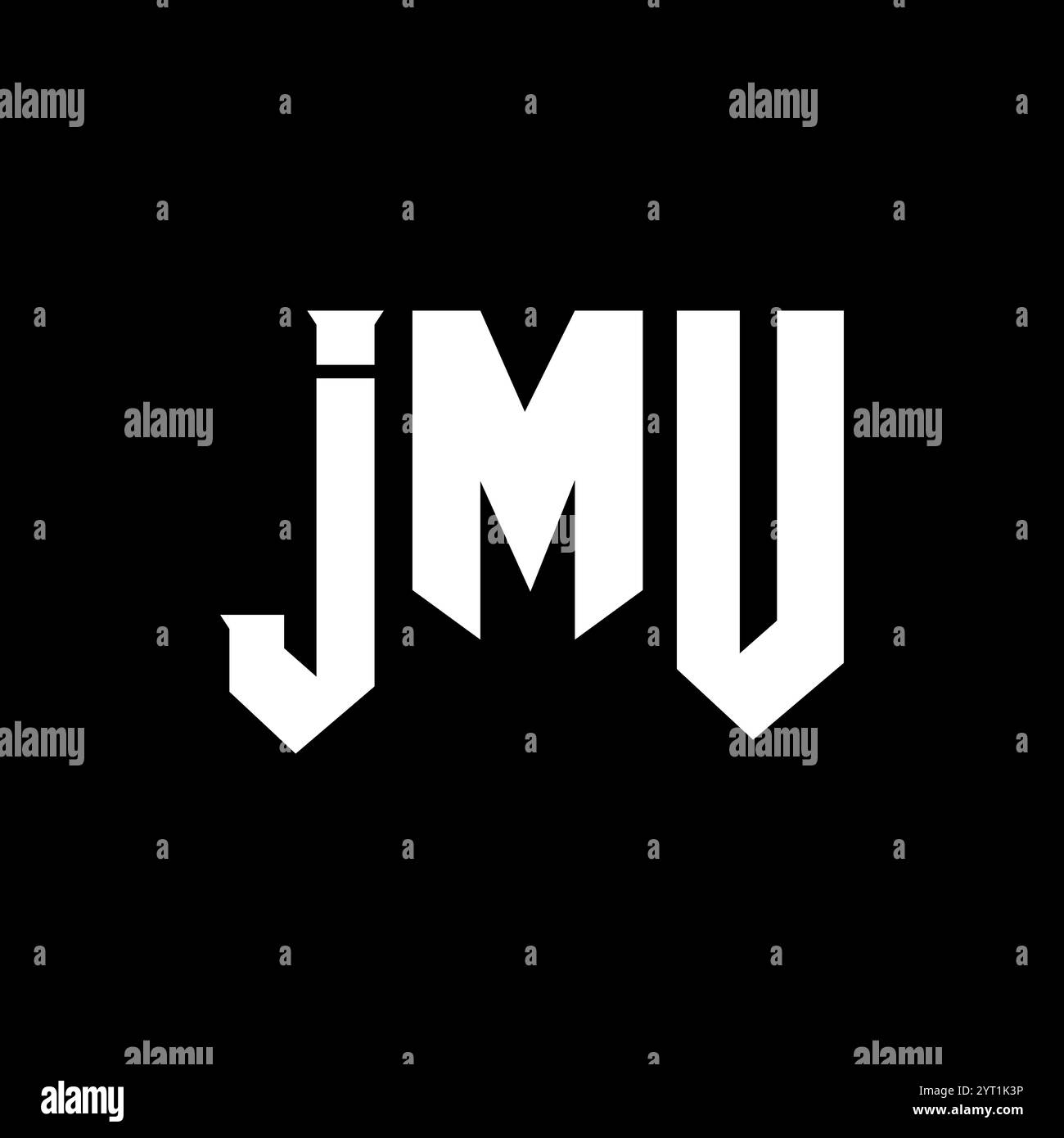 JMU letter logo design for technology company. JMU logo design black ...