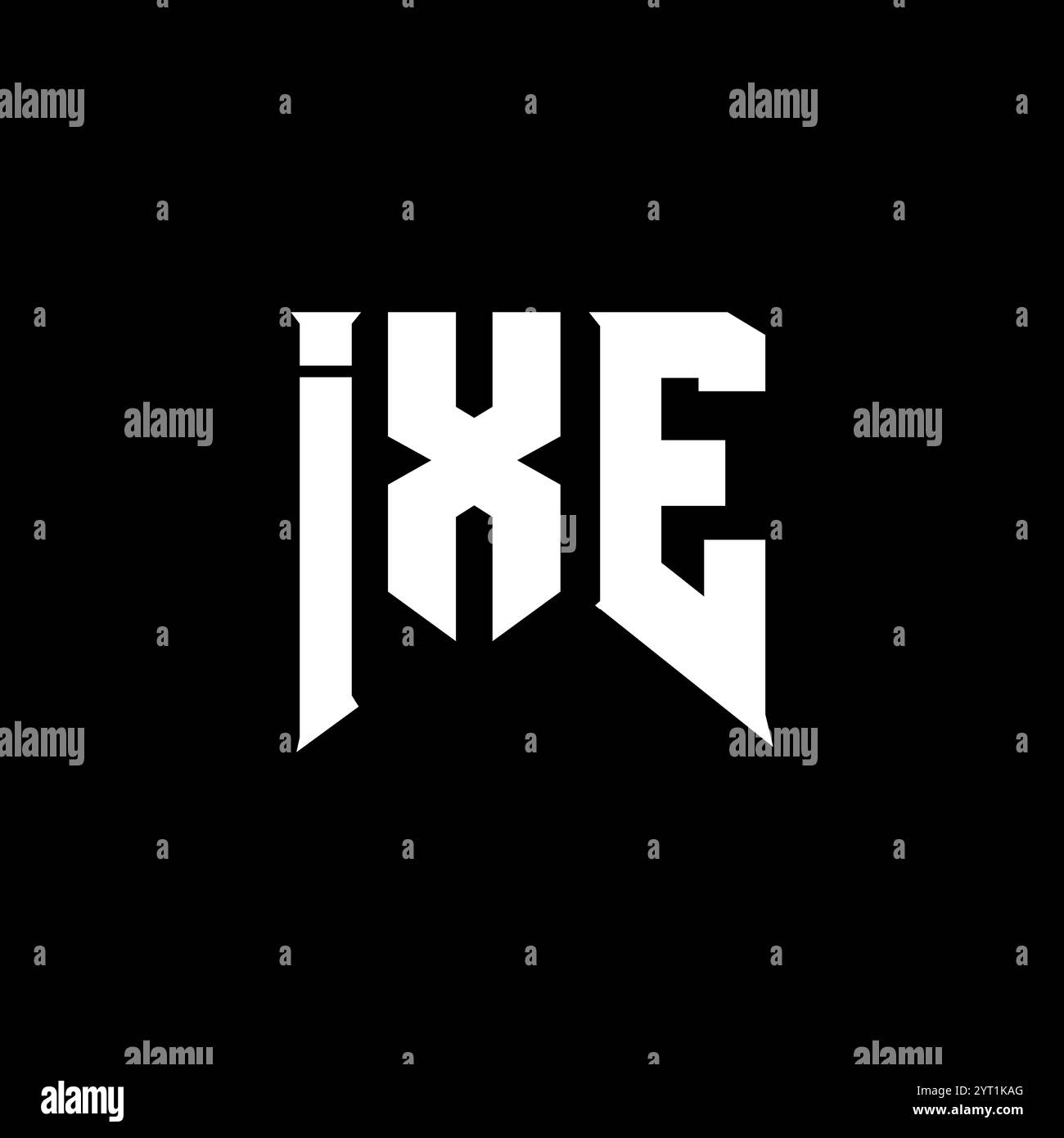 Ixe logo design hi-res stock photography and images - Alamy