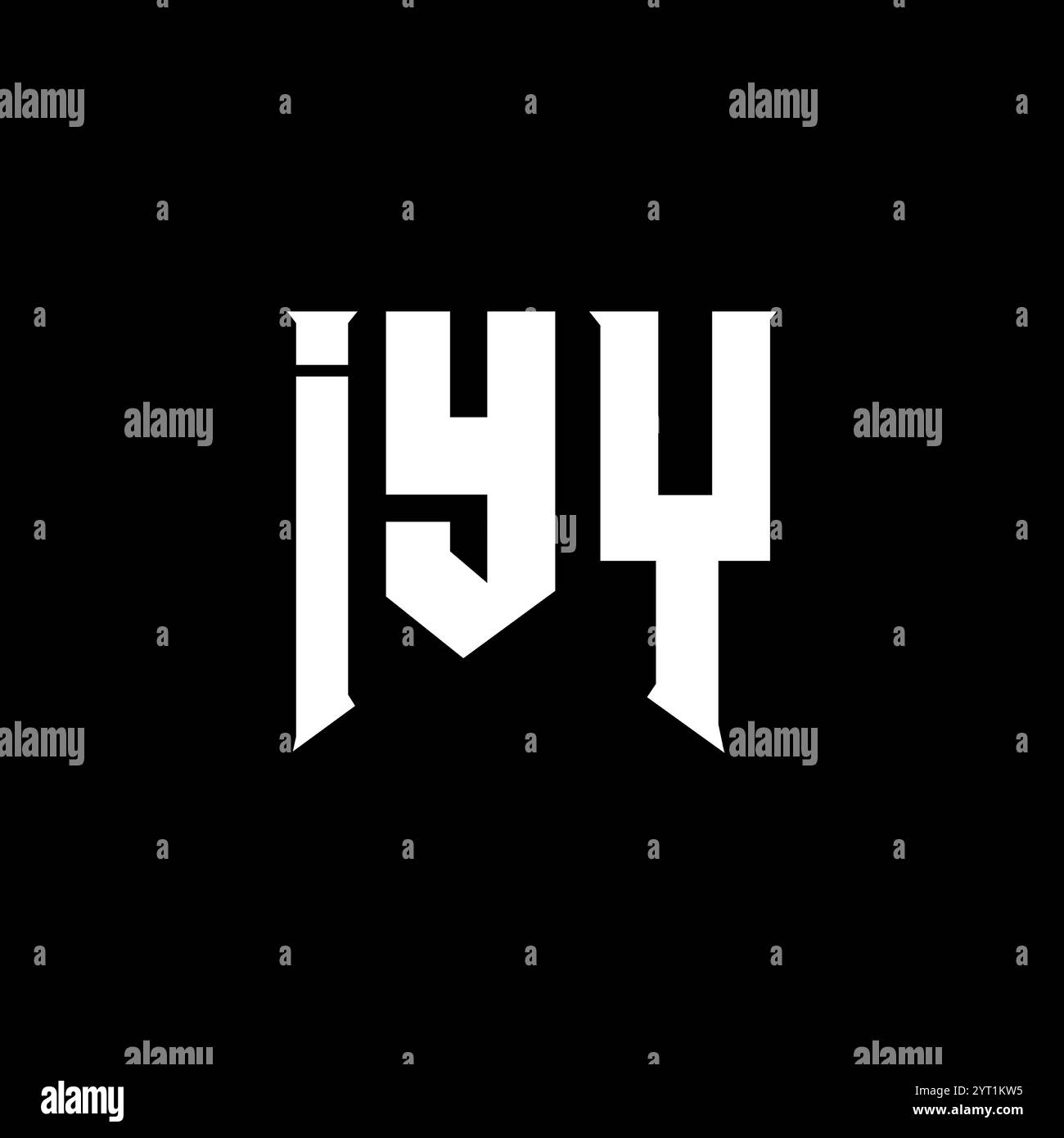 Iyy logo design Stock Vector Images - Alamy