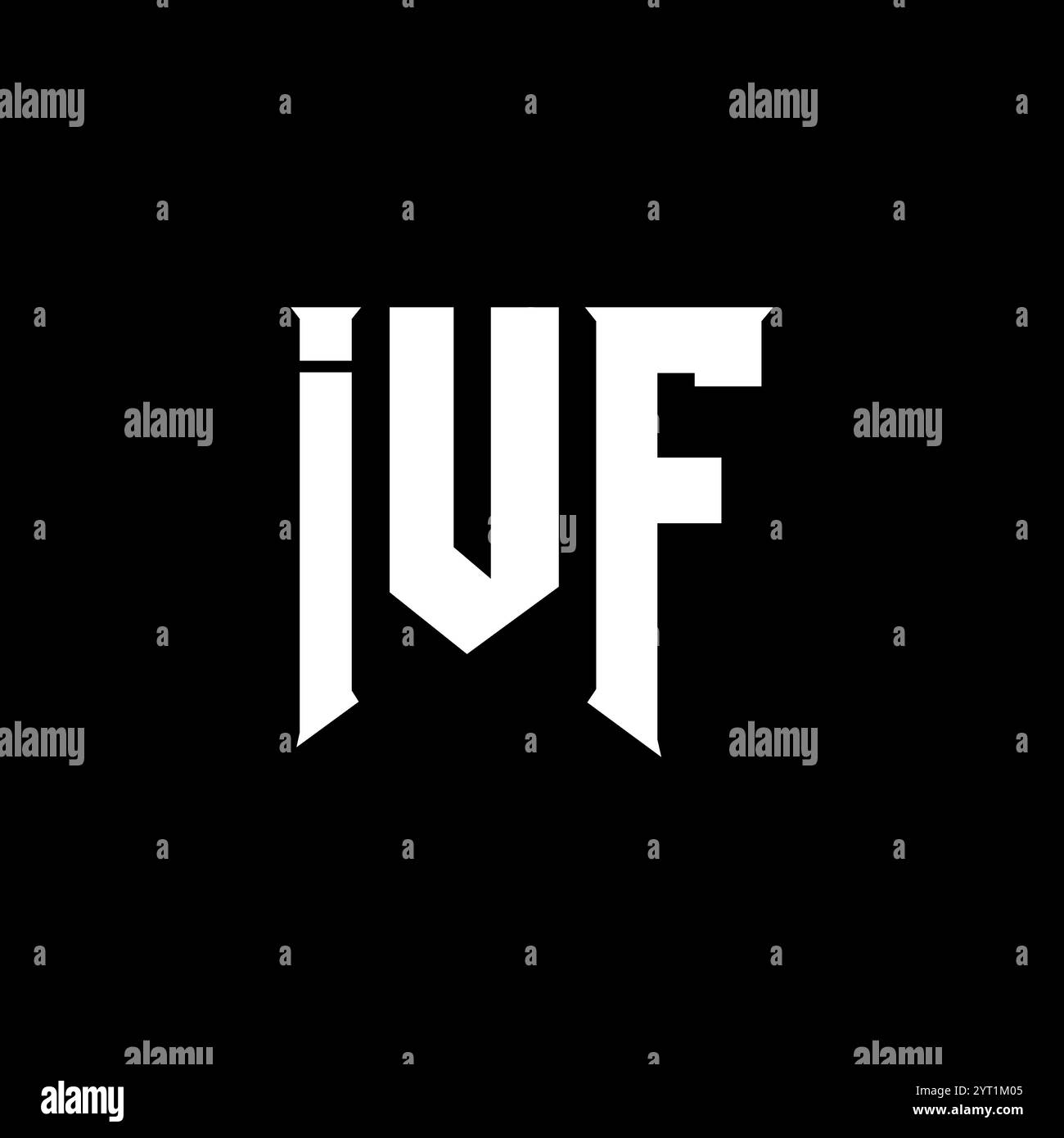 IUF letter logo design for technology company. IUF logo design black ...