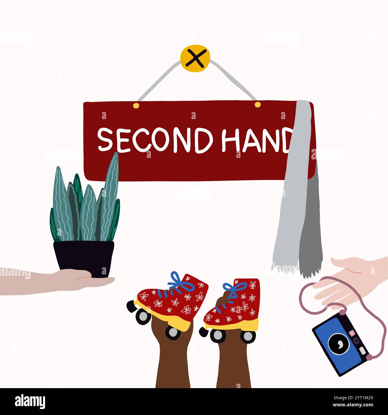 Secondhand clothes Cut Out Stock Images & Pictures - Alamy