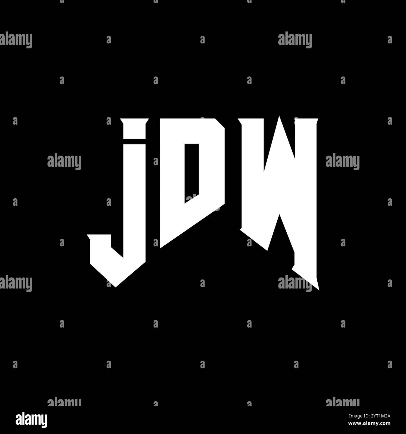 Jdw logo design hi-res stock photography and images - Alamy