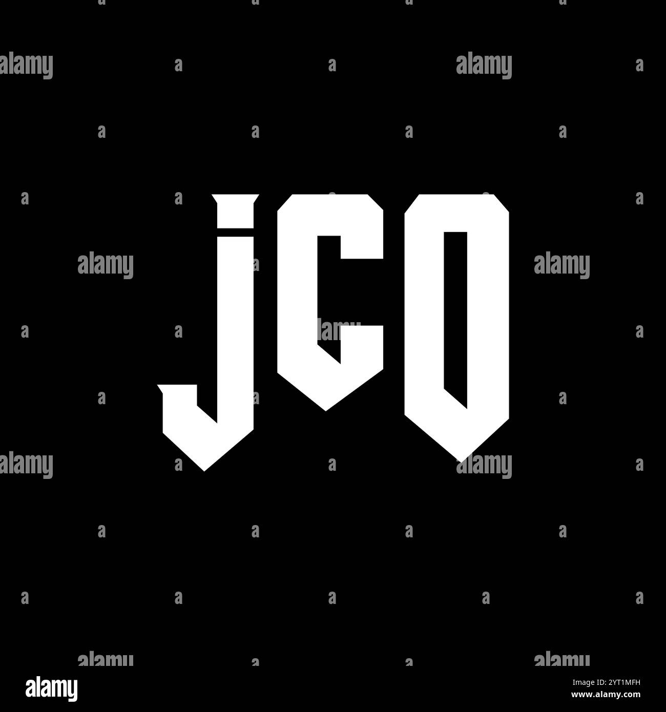 JCO letter logo design for technology company. JCO logo design black ...