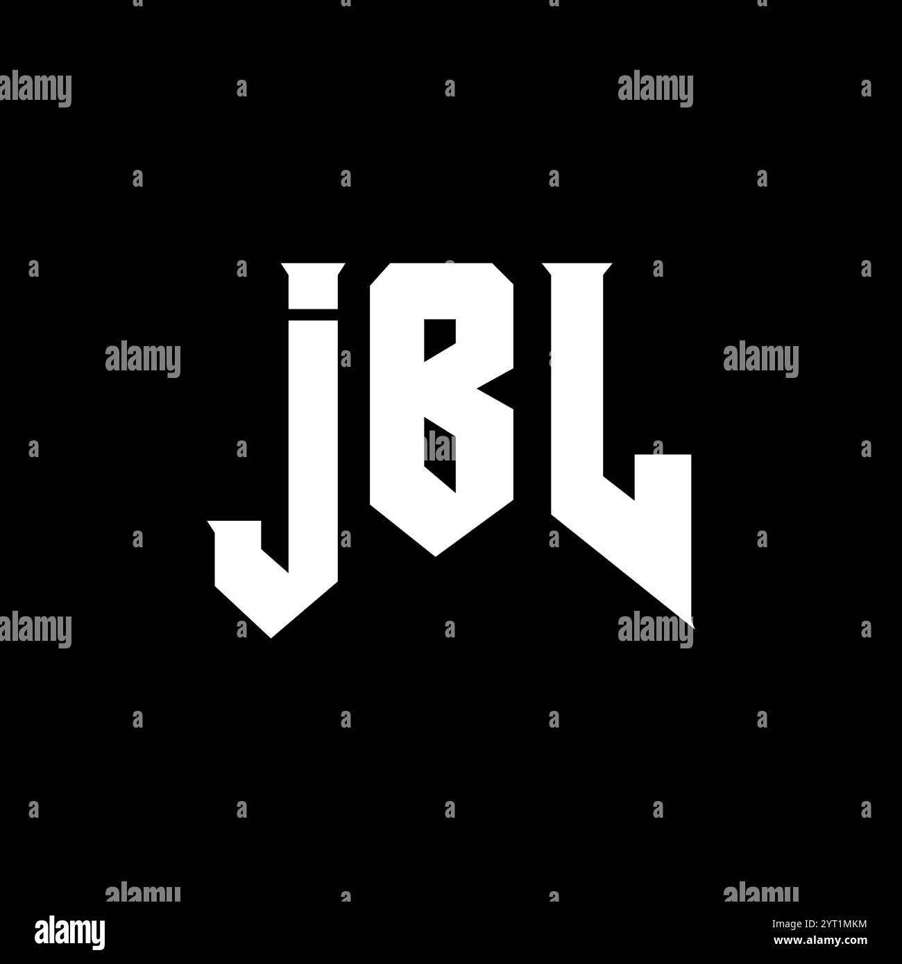 JBL letter logo design for technology company. JBL logo design black ...