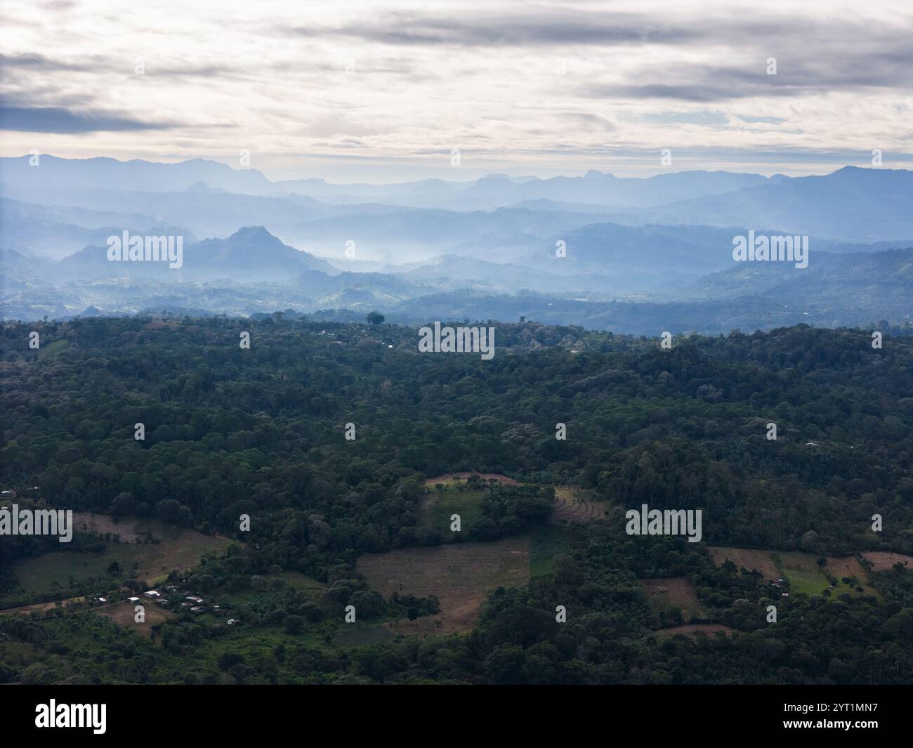 Valley forest fields mountains aerial hi-res stock photography and ...