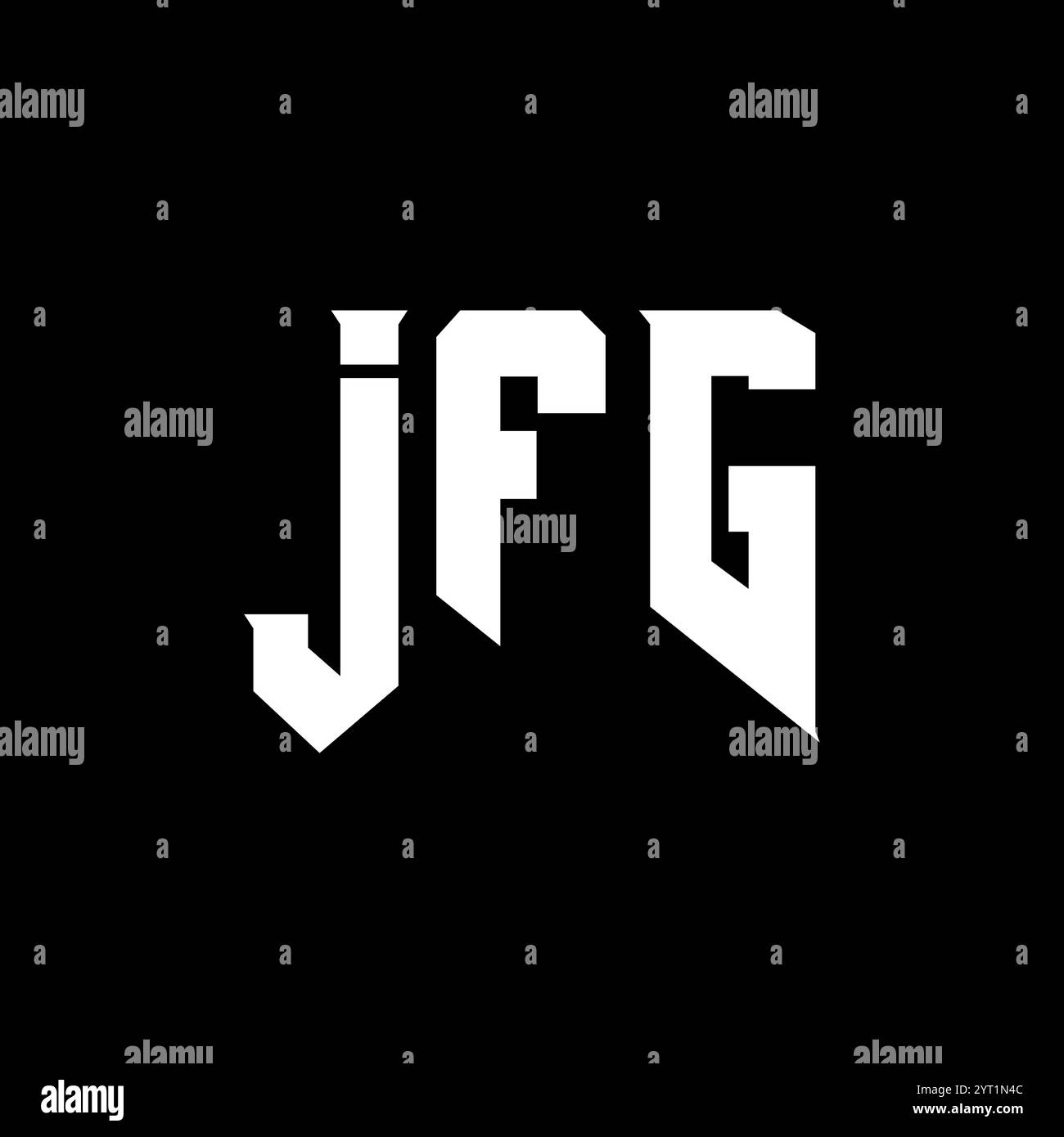 Jfg logo design hi-res stock photography and images - Alamy