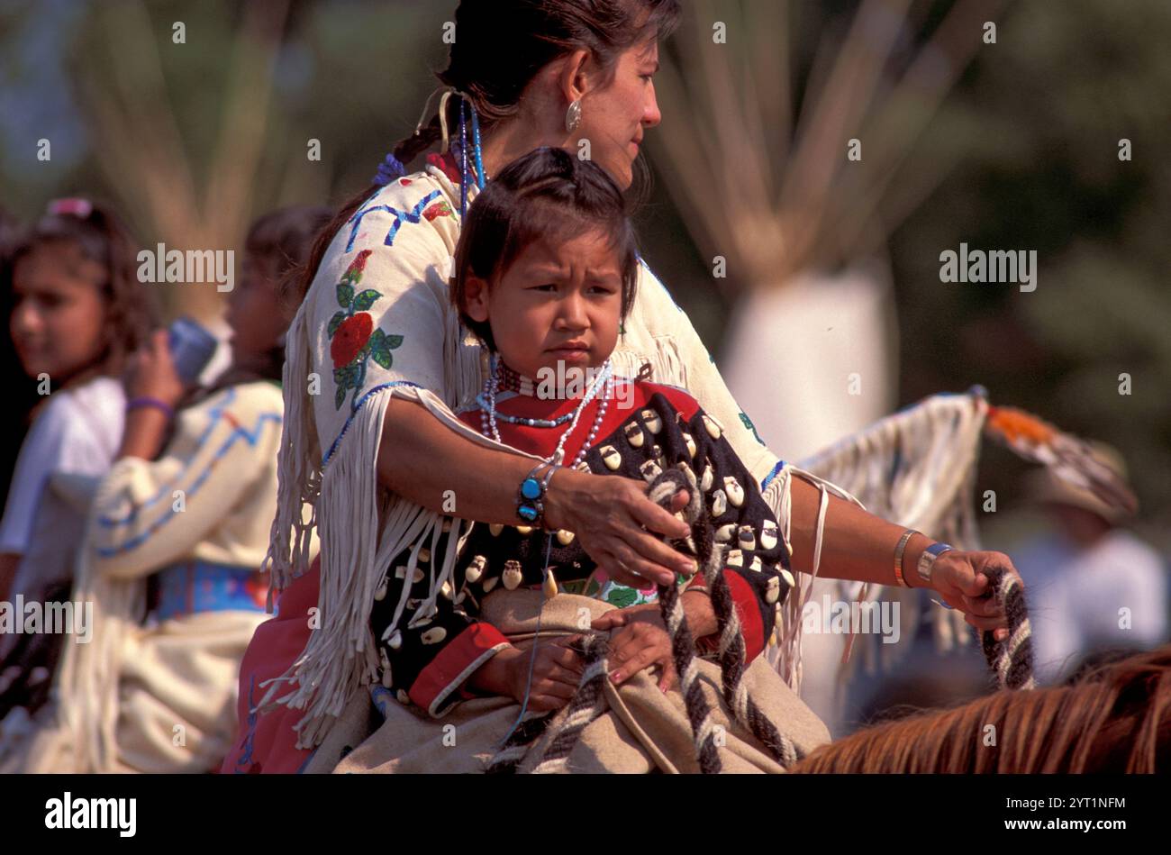 Native Americans, Crow horseback rider , Crow Fair, Crow Agency, Crow ...
