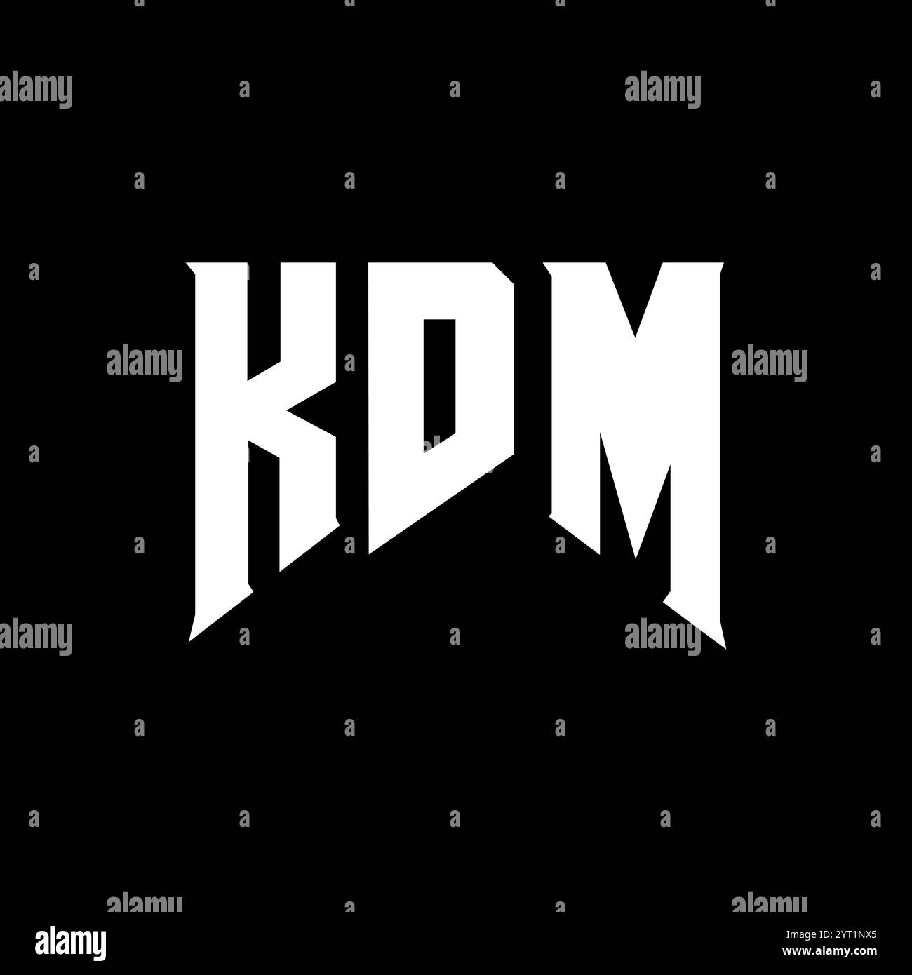 KDM letter logo design for technology company. KDM logo design black ...