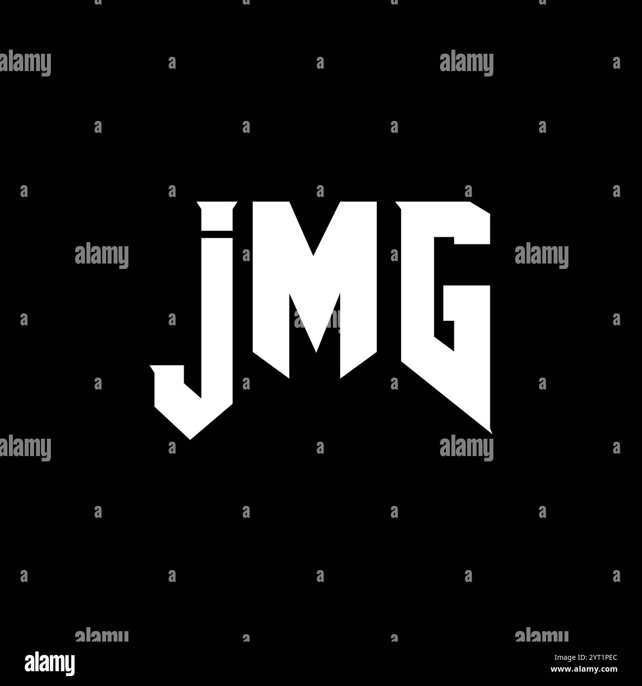 JMG letter logo design for technology company. JMG logo design black ...