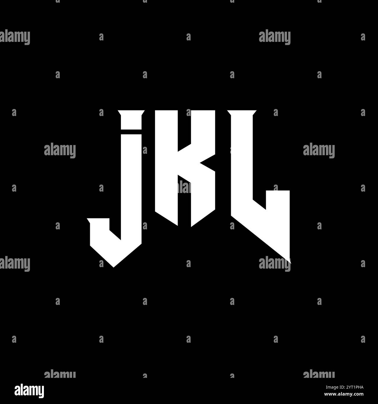 JKL letter logo design for technology company. JKL logo design black ...