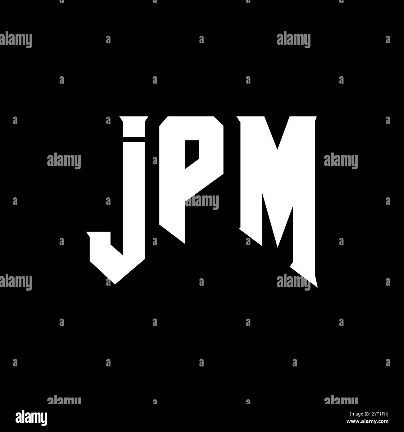 JPM letter logo design for technology company. JPM logo design black ...