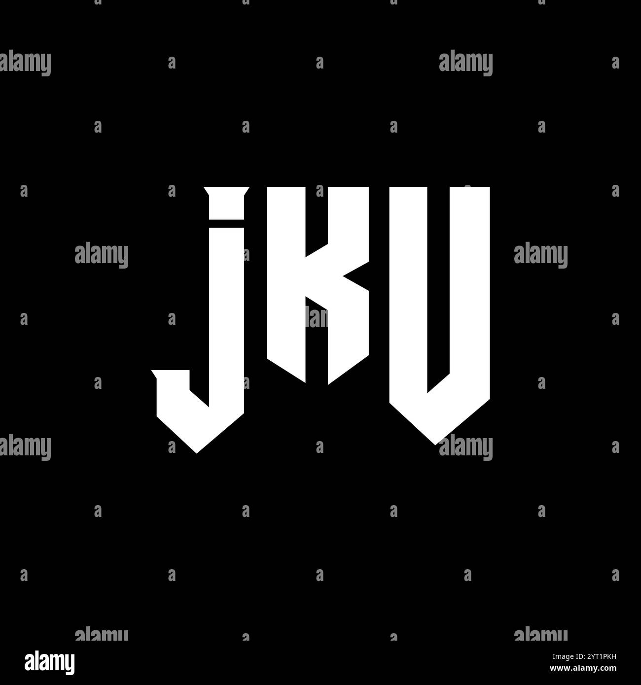 Jku logo design Black and White Stock Photos & Images - Alamy