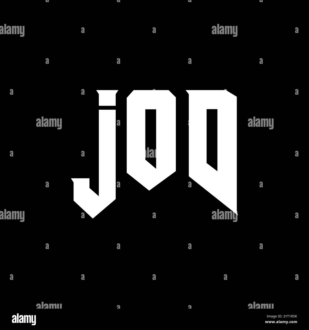 JOD letter logo design for technology company. JOD logo design black ...