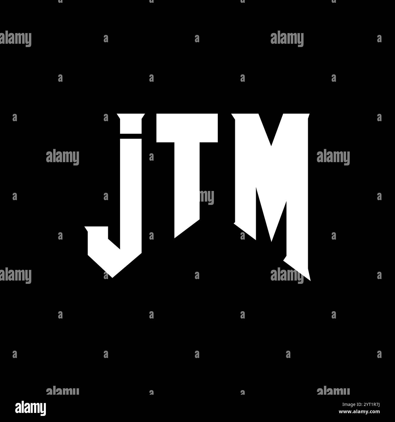 JTM letter logo design for technology company. JTM logo design black ...