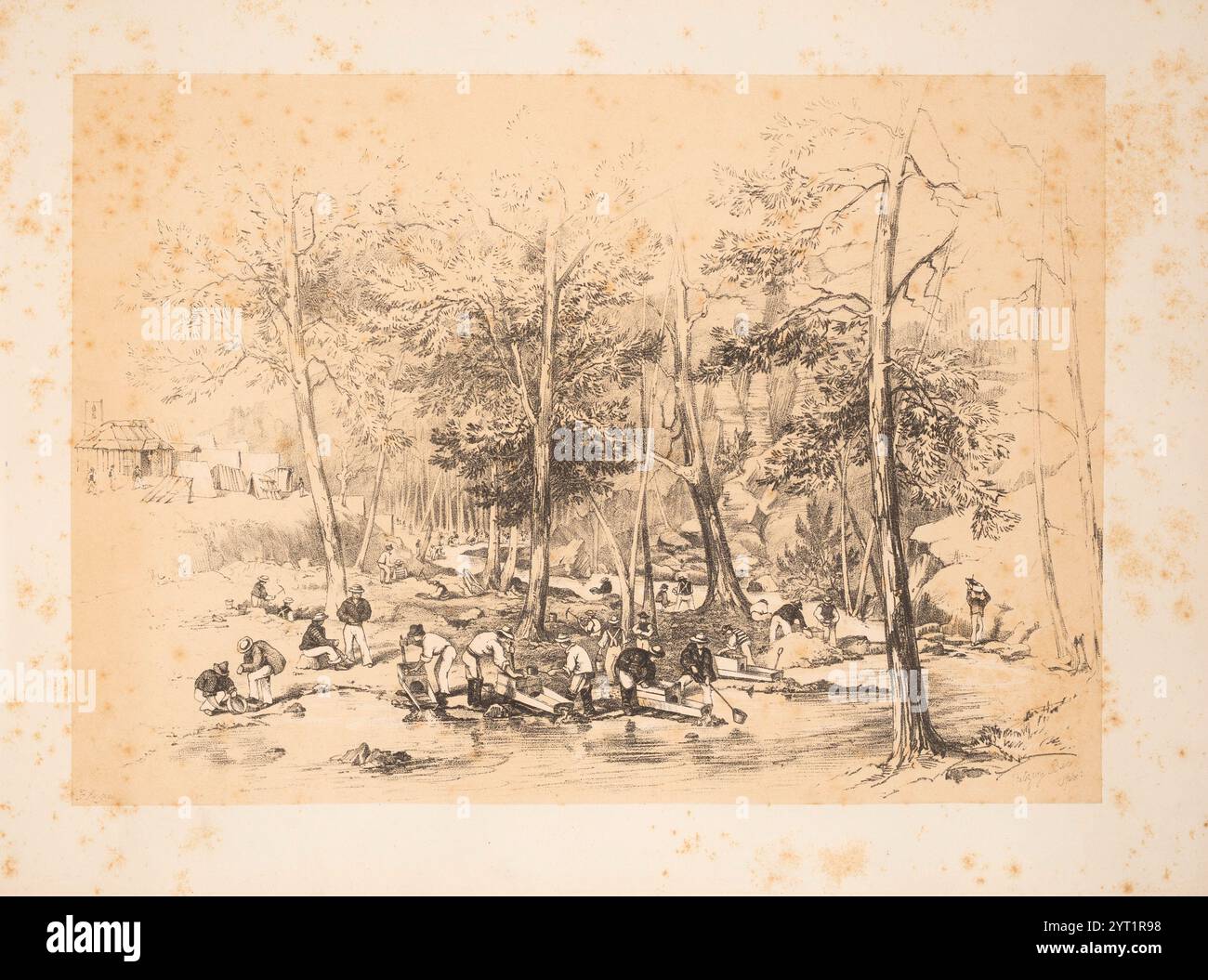 Fitzroy Bar, Ophir Mine. New South Wales, Australia. Archive Australian ...