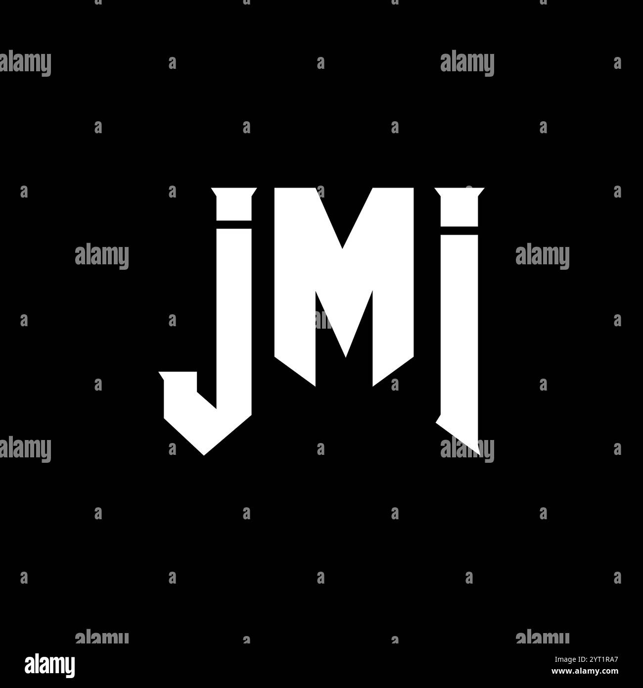 JMI letter logo design for technology company. JMI logo design black ...