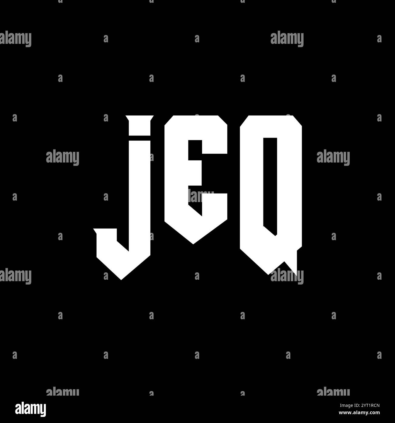 Jeq logo design Stock Vector Images - Alamy