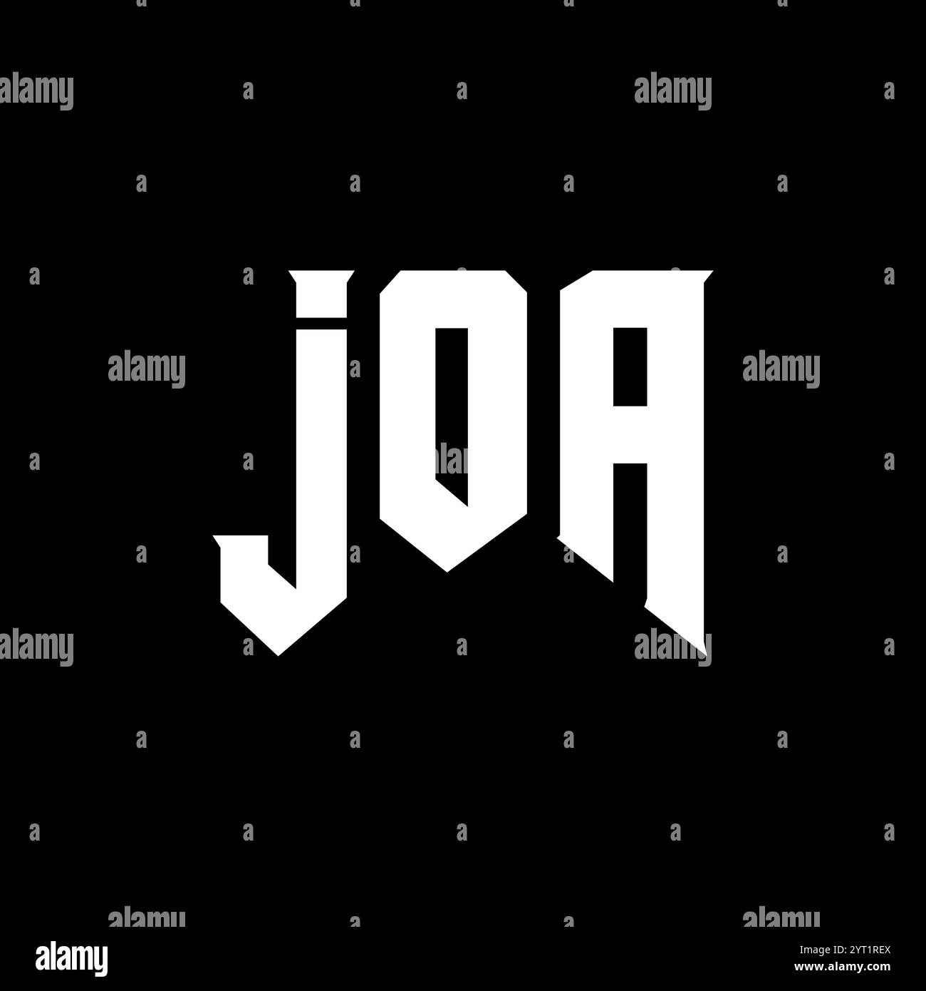 JOA letter logo design for technology company. JOA logo design black ...