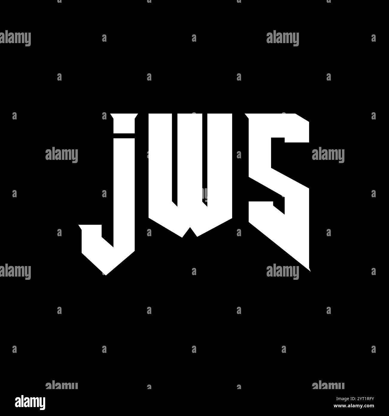 JWS letter logo design for technology company. JWS logo design black ...