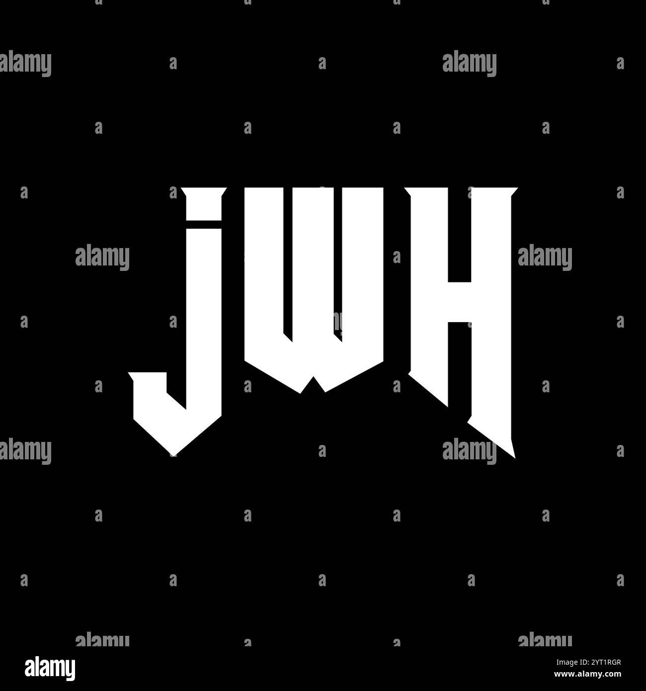 Jwh logo design hi-res stock photography and images - Alamy