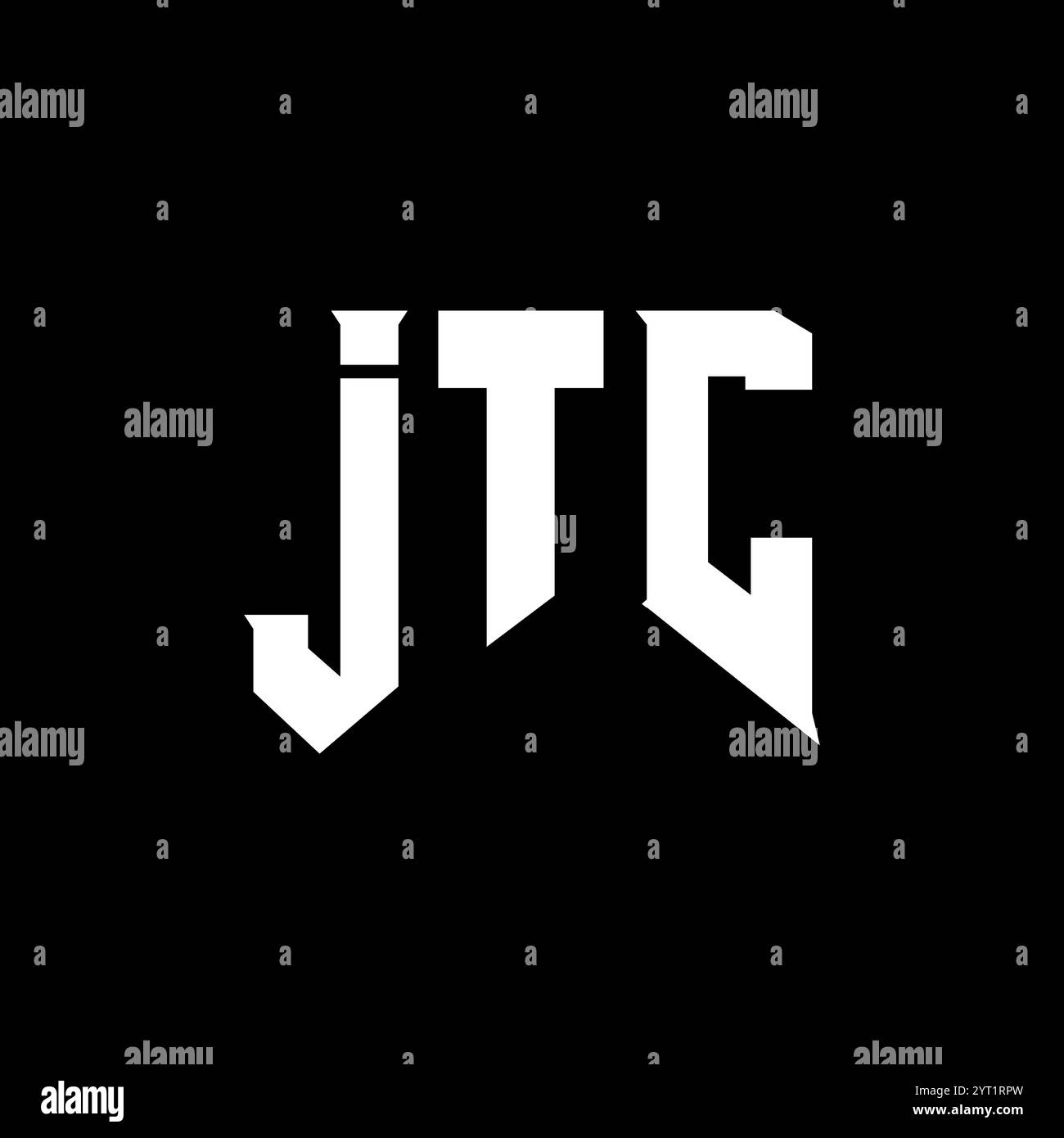 JTC letter logo design for technology company. JTC logo design black ...