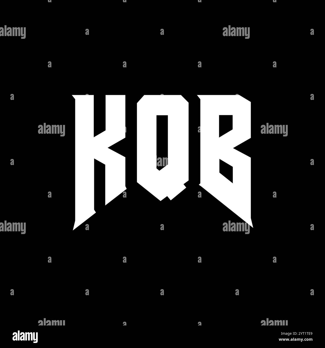 Kqb logo design hi-res stock photography and images - Alamy