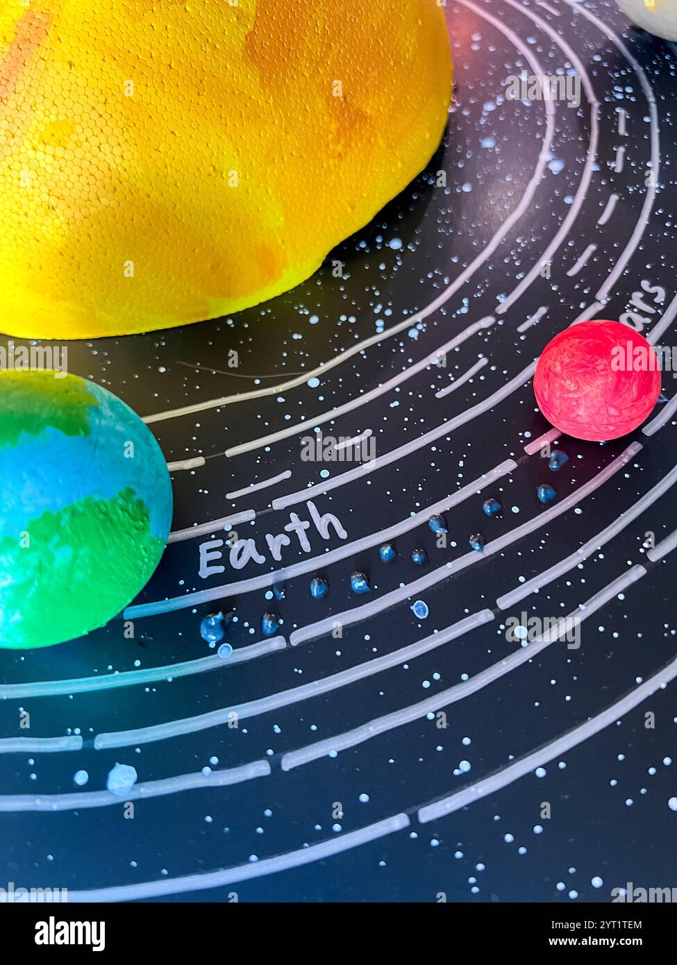 Solar System School Science Project Stock Photo - Alamy